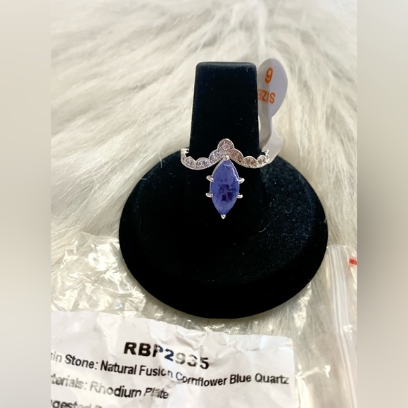 RBP | Jewelry | Bomb Party Og Ring Cornflower Blue Quartz | Poshmark